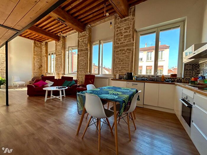 Lyon 4ème, Croix Rousse Est : Appartement 4 pièces à vendre
