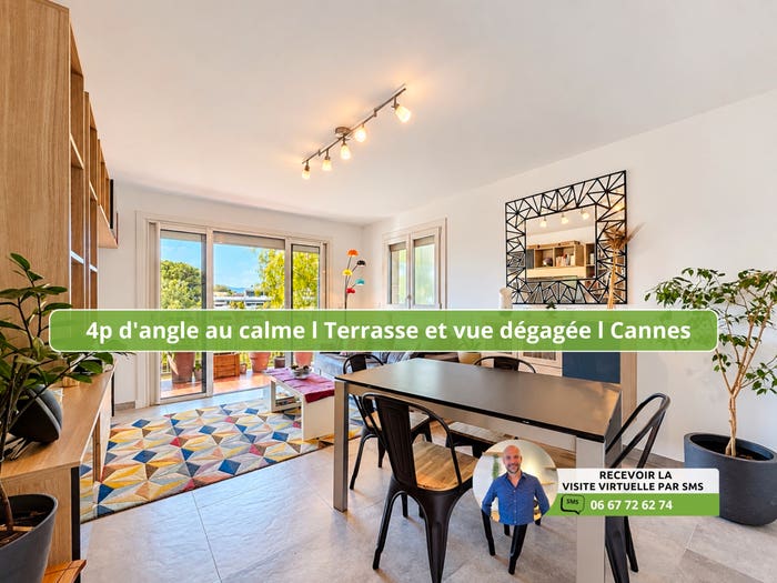 Cannes, Prado, République : Appartement 4 pièces à vendre
