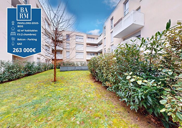 Appartement à vendre - Les Pavillons-sous-Bois, Coquetiers - 3 pièces - 2 chambres