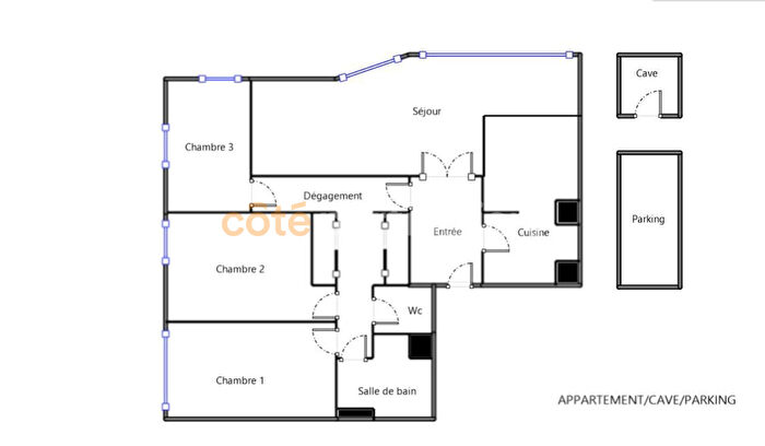 Bagnolet, Centre-ville - Appartement 4 pièces à vendre