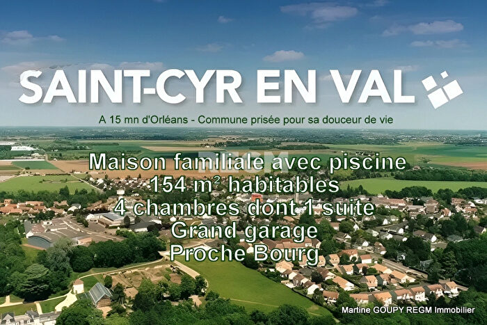 Maison 5 pièces à Saint-Cyr-en-Val, à vendre