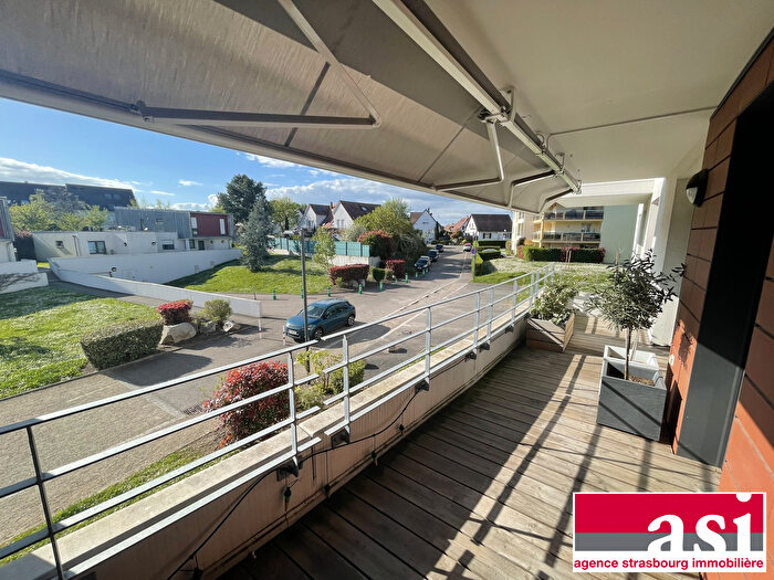 Appartement à louer - Souffelweyersheim - 2 pièces - 1 chambre