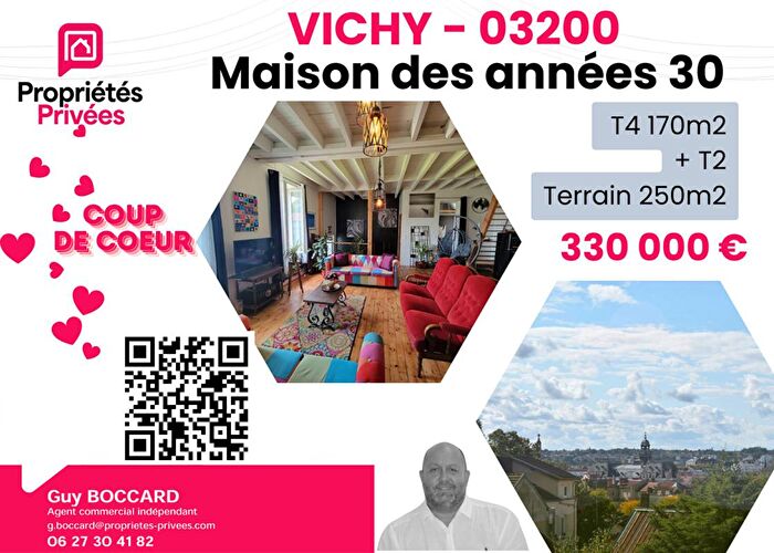 Maison à vendre - Vichy, Denière Hôpital - 6 pièces - 4 chambres
