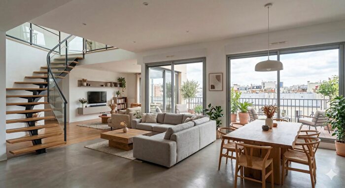 Appartement à vendre - Nanterre - 5 pièces - 4 chambres