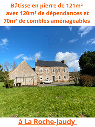 Maison à vendre - Pommerit-Jaudy - 7 pièces - 5 chambres