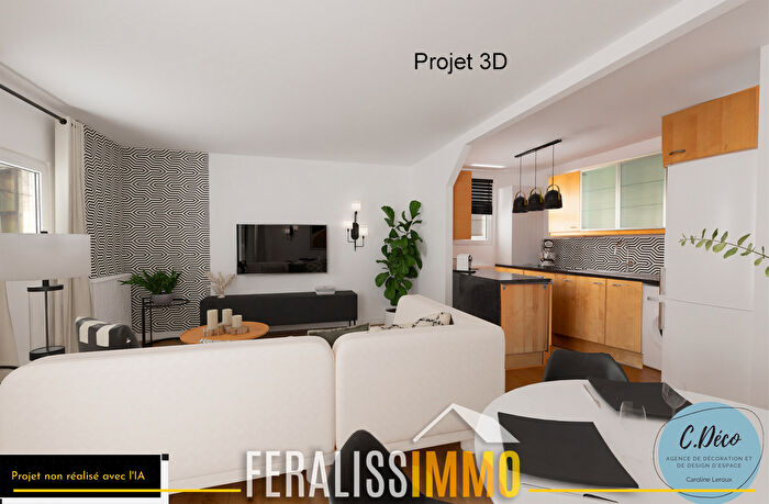 Appartement à vendre - Jouy-le-Moutier, Merisiers, Ecancourt, Côte-des-Carrières, Tremblays - 3 pièces - 2 chambres