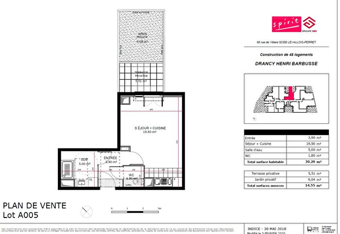 Appartement 1 pièce à louer - Drancy, La Muette