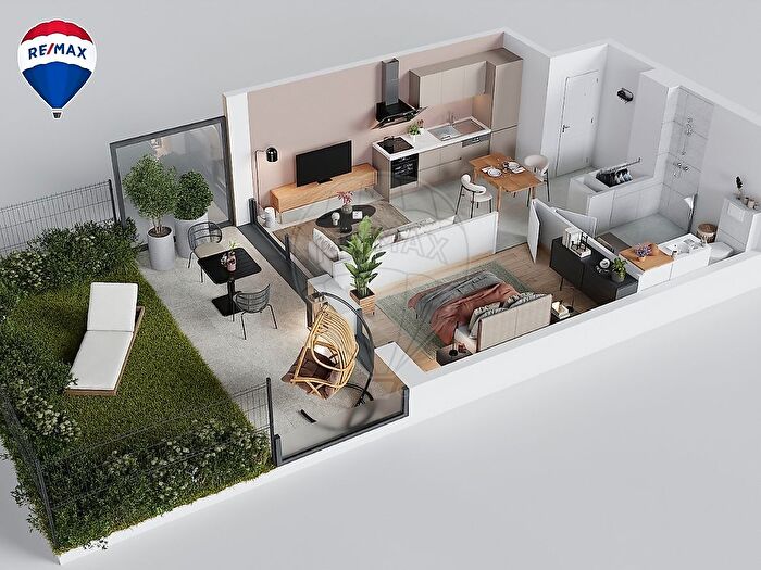 Appartement à vendre - Rosenau - 2 pièces - 1 chambre