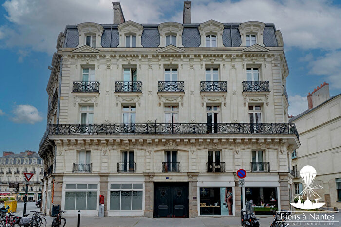 Appartement à vendre - Nantes, Centre-ville - 2 pièces - 1 chambre