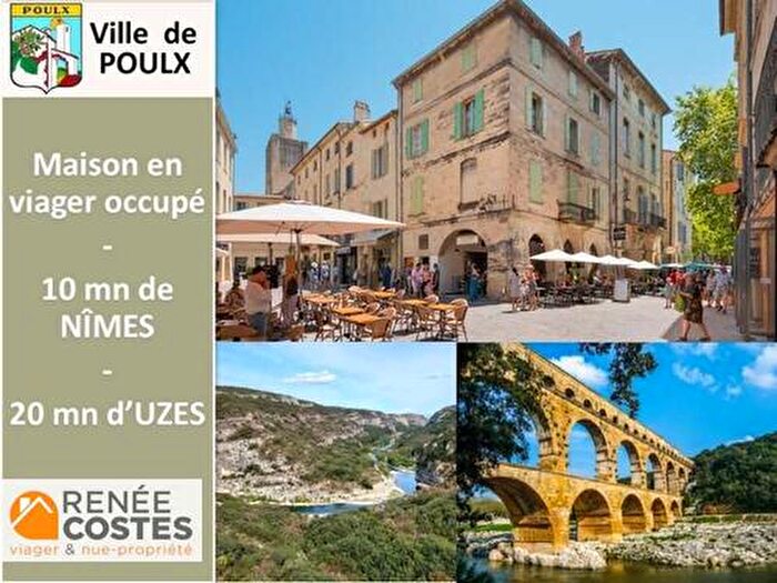 Maison à vendre - Nîmes, Tour Magne - 3 pièces - 2 chambres