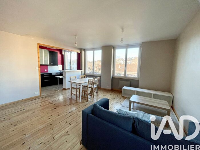 Appartement à louer - Carnot-Le Marais, Saint-Étienne - 3 pièces - 2 chambres