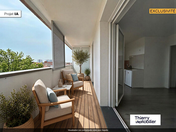 Nantes, Saint-Jacques, Pirmil : Appartement 2 pièces à vendre