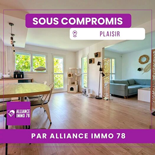 Appartement à vendre - Plaisir, Ebisoires - 4 pièces - 3 chambres