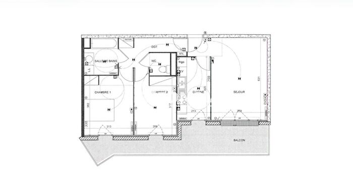 Appartement à vendre - Orléans, Barrière Saint-Marc - 3 pièces - 2 chambres