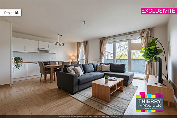 Appartement à vendre - Saint-Herblain, Bourg - 3 pièces - 2 chambres