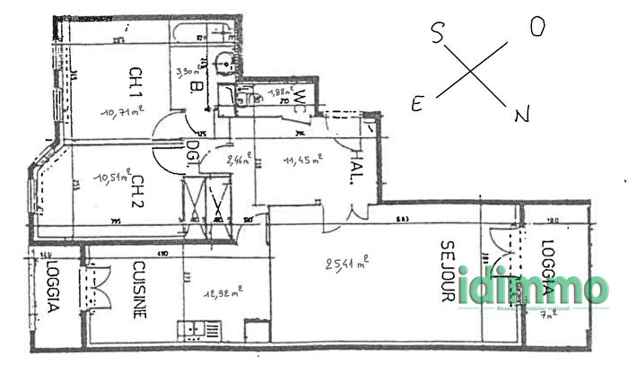 Appartement 3 pièces à vendre à Lyon 3ème, Monchat