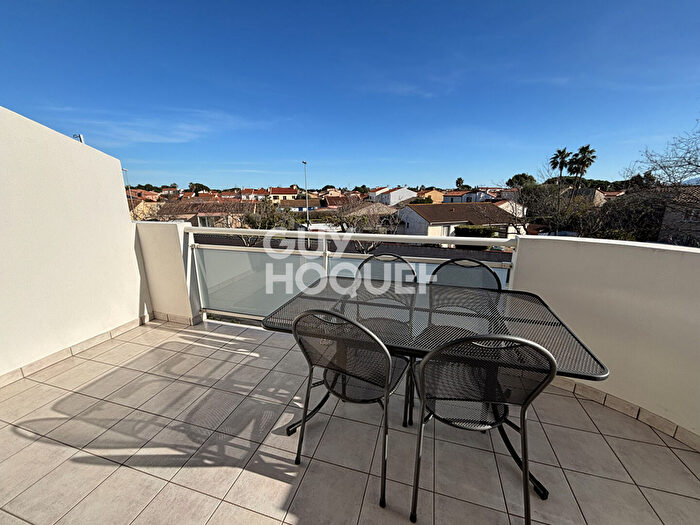 Appartement à vendre - Sainte-Marie-la-Mer - 2 pièces - 1 chambre