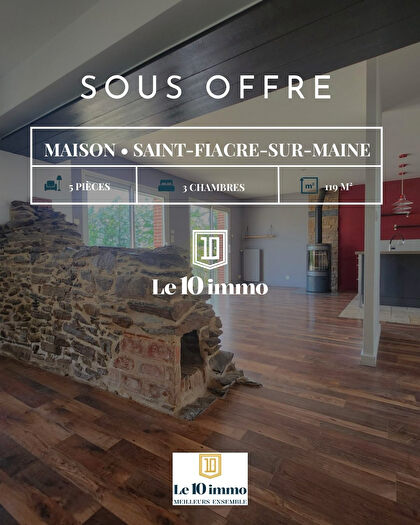 Maison 5 pièces à Saint-Fiacre-sur-Maine, à vendre