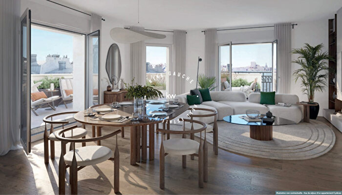 Appartement à vendre - Levallois-Perret, Front de Neuilly - 3 pièces - 2 chambres