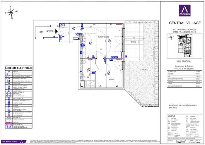 Villebon-sur-Yvette - Appartement 2 pièces à louer