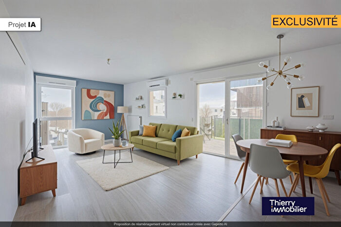 Appartement à vendre - Nantes, Nantes Erdre, La Beaujoire, Saint-Joseph de Porterie - 3 pièces - 2 chambres