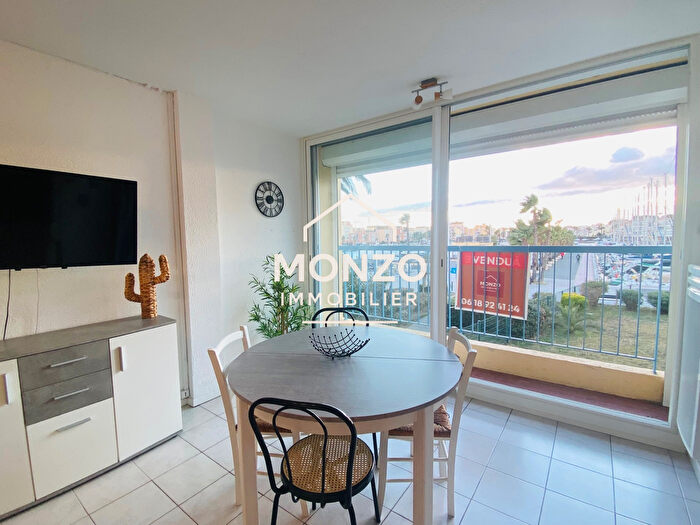 Appartement à vendre - Gruissan, Centre-ville, Village, Port - 3 pièces - 2 chambres