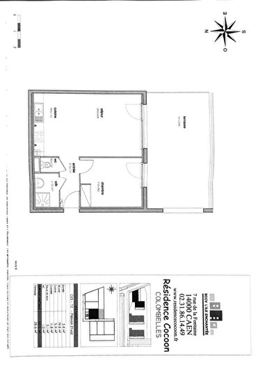 Colombelles : Appartement 2 pièces à louer