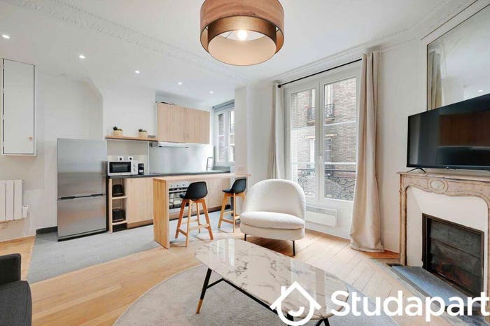 Batignolles-Cardinet, Paris 17ème arrondissement - Appartement 1 pièce à louer