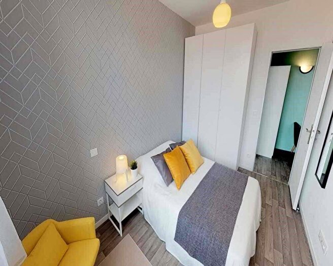 Appartement à louer - Moulins, Lille - 1 pièce - 1 chambre