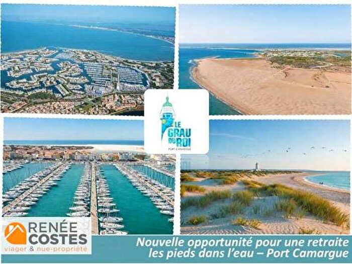 Le Grau-du-Roi, Port Camargue, Les Marinas, Plage Sud, Plage Nord : Maison 4 pièces à vendre