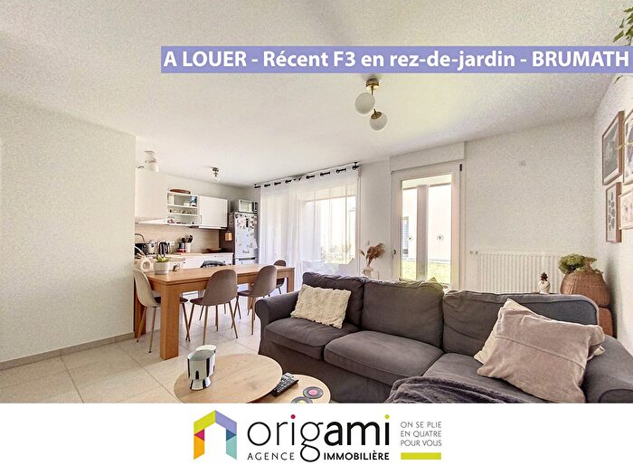 Brumath : Appartement 3 pièces à louer