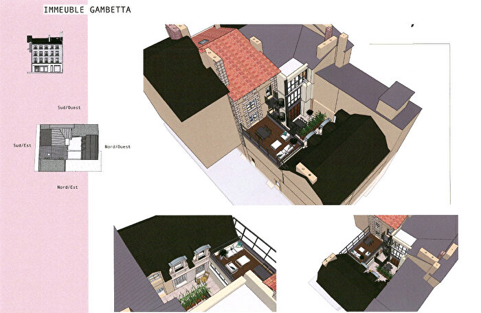 Appartement à vendre - Poitiers, Centre-ville - 3 pièces - 2 chambres