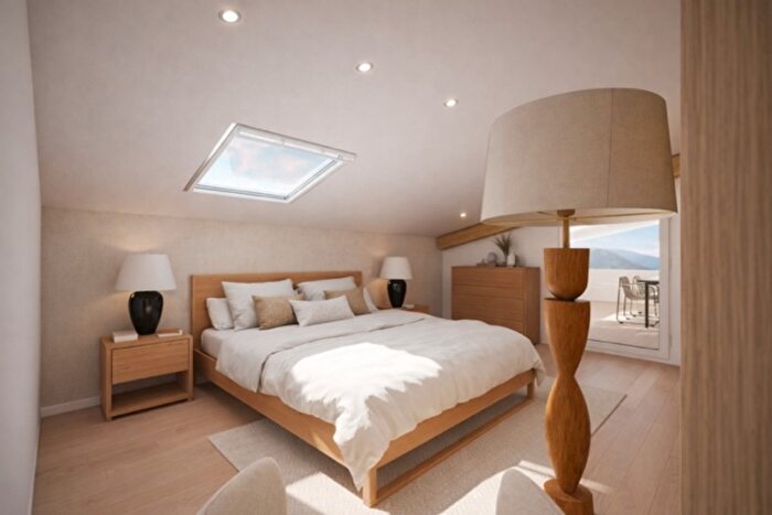 Appartement à vendre - Viviers-du-Lac - 3 pièces - 2 chambres