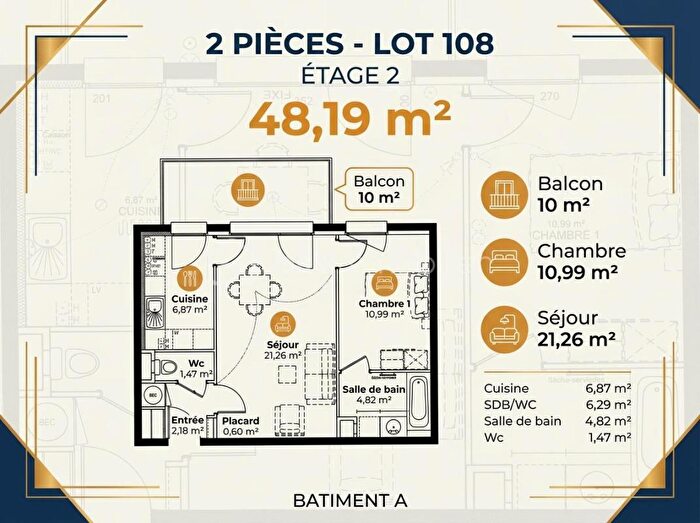 Appartement 2 pièces à vendre à Ostwald