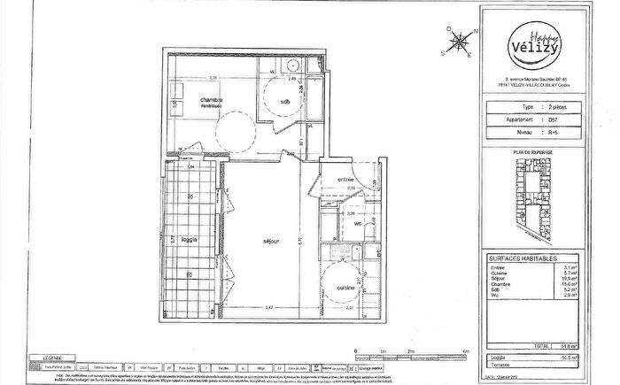 Appartement 2 pièces à louer à Vélizy-Villacoublay, Golf