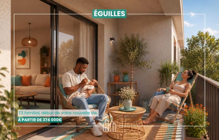 Éguilles : Maison 3 pièces à vendre
