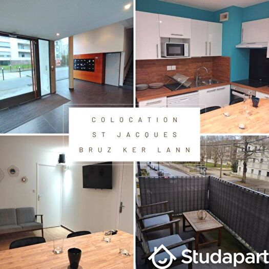 Appartement à louer - Aeroport-Ecarts, Saint-Jacques-de-la-Lande - 1 pièce - 1 chambre