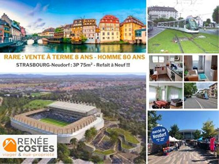 Appartement à vendre - Strasbourg, Neudorf, Saint-Urbain, Landsberg - 3 pièces - 2 chambres
