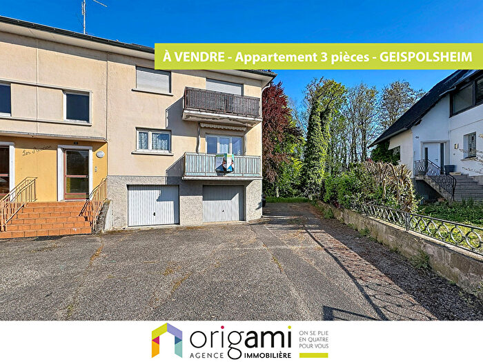 Appartement à vendre - Geispolsheim - 3 pièces - 2 chambres