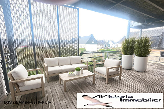 Appartement à vendre - Hennebont, Fleurs de Forges, Kom ar choad, Rive Gauche Sud - 3 pièces - 2 chambres