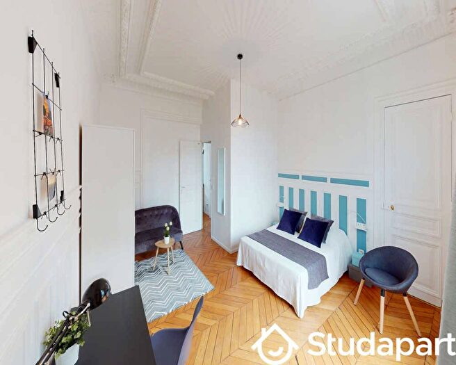 Appartement à louer - Pereire-Malesherbes, Paris ème arrondissement - 1 pièce - 1 chambre