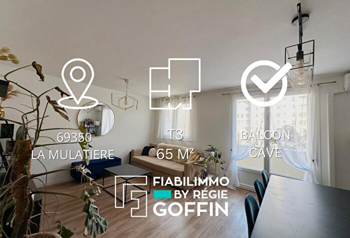 Appartement à vendre - La Mulatière - 3 pièces - 2 chambres