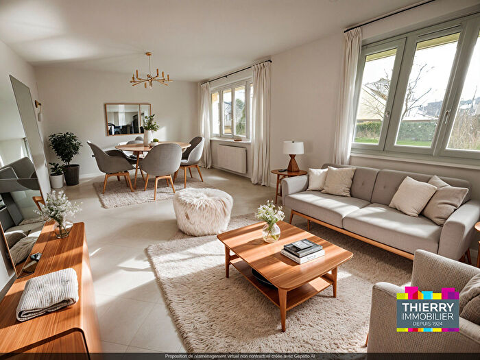 Appartement à vendre - Nantes, Eraudière, La Marrière, Rond-point de Paris - 3 pièces - 2 chambres