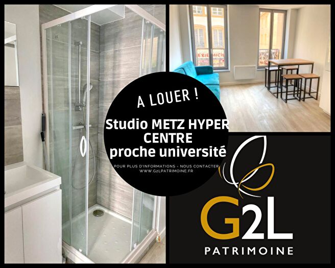 Appartement à louer - Metz, Centre-ville - 1 pièce