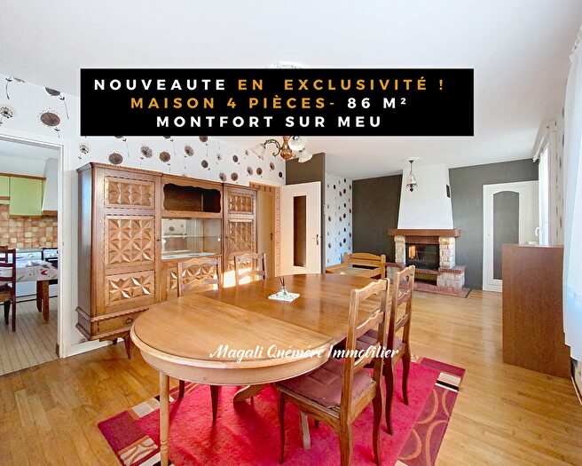 Maison à vendre - Montfort-sur-Meu - 4 pièces - 3 chambres