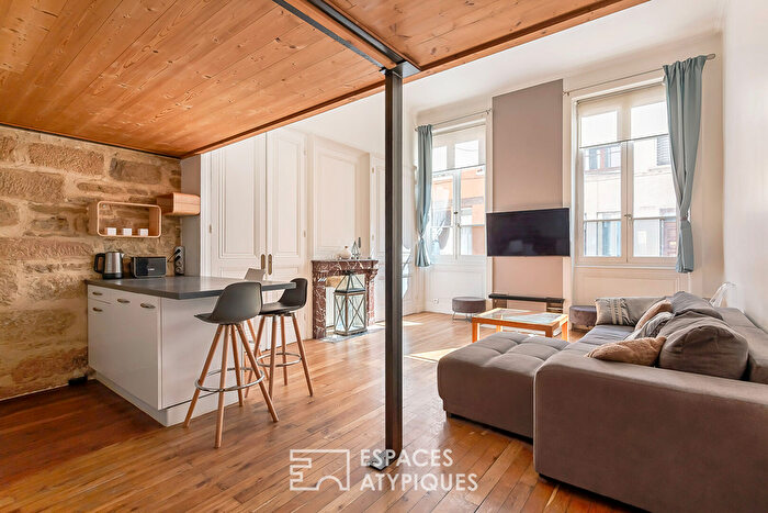 Appartement à vendre - Lyon e , Croix Rousse Centre-ville - 4 pièces - 2 chambres