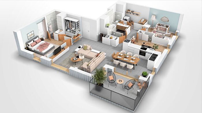 Appartement à vendre - Annecy, Parmelan, Albigny - 4 pièces - 3 chambres