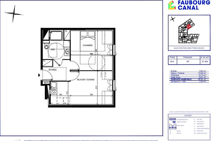 Appartement 2 pièces à Chelles, Chelles Sud, Grande Prairie, Bords de Marne, à louer