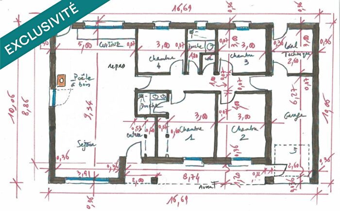 Maison à vendre - Saint-Sulpice-des-Landes - 5 pièces - 4 chambres