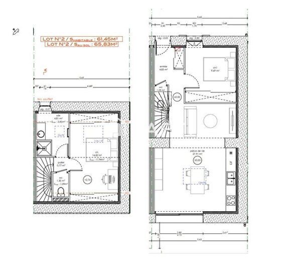 Maisons à vendre et appartements à louer - 2